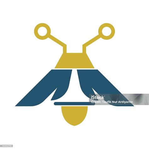 반딧불 아이콘 로고 간단한 디자인 벡터 템플릿 계절에 대한 스톡 벡터 아트 및 기타 이미지 계절 곤충 날기 Istock
