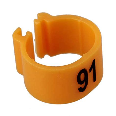 Птица птицы 1 100 пронумерованные кольца для лап 9 5 мм внутренний диаметр кольца зажим 100