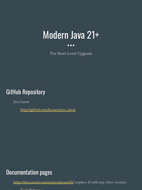 Java Features Work For You Pdf Java Programming Language Class