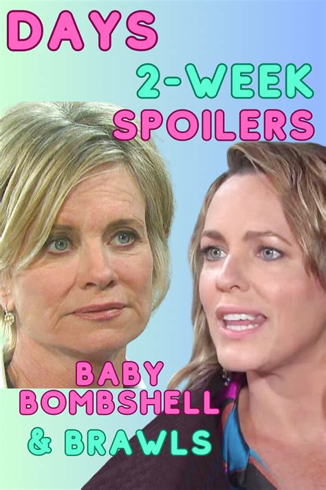 ‘days Of Our Lives 2 Week Spoilers Kayla Shocks Nicole May 1 12