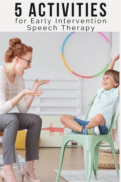 5 Activities For Early Intervention Speech Therapy This Site Gives