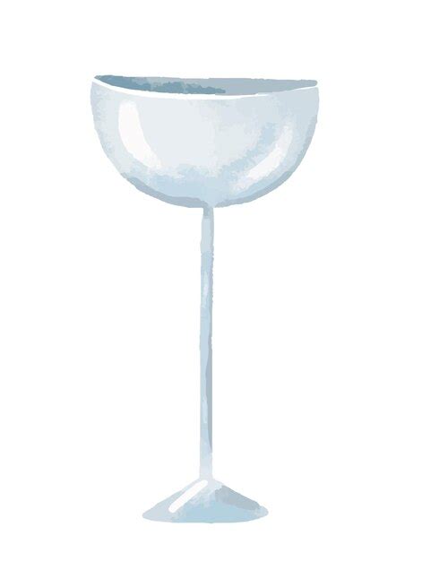 Premium Vector Collection Of Glass Glasses For Wine And Champagne