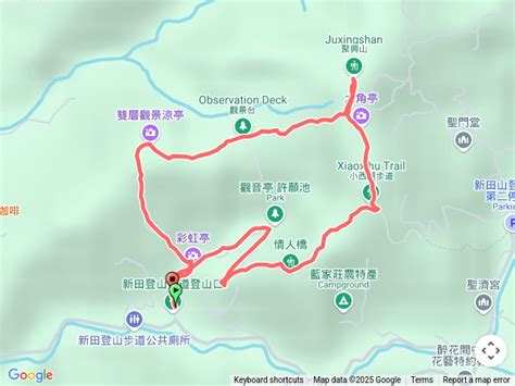 聚興山新田登山步道 健行筆記