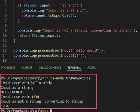 Use Of Any Type In Typescript