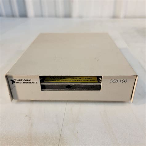 National Instruments Scb 100 Shielded Connector Block 182788b 01 Scsi Lab Liquidators Store