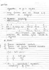 Lecture Notes For Design And Analysis Of Algorithms Engineering Free Online As PDF Docsity