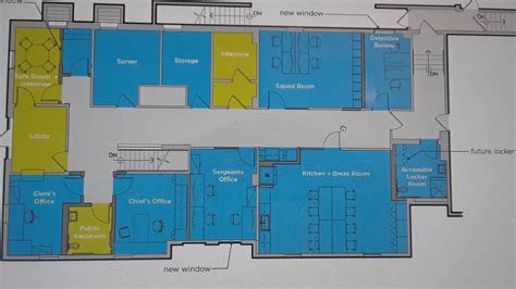 Police Station Floor Plan Design