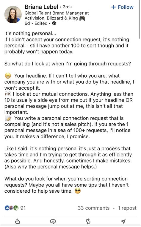 Came Across A Linkedin Post With A Bunch Of Blizzard Recruiters Flexing