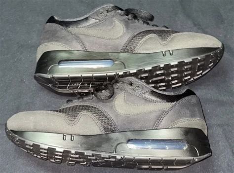 Nike Air Max 1 Big Bubble Black Anthracite Sample Release Date SBD