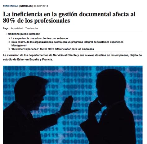 La Ineficiencia En La Gestión Documental Afecta Al 80 De Los
