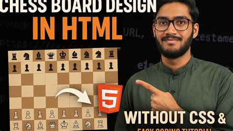 Create A Chess Board Using Only Html No External Css Needed Easy