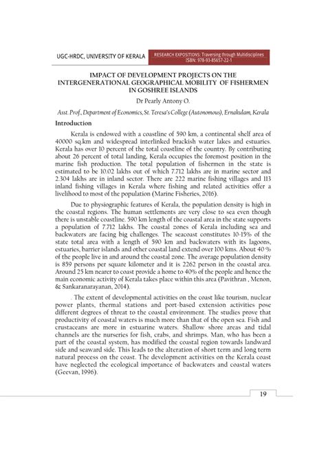 Pdf Impact Of Development Projects On The Intergenerational