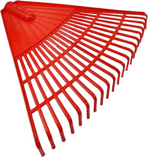 Large Plastic Leaf Rake Head Replacement 21 Tines Ideal For Leaves Grass Pine