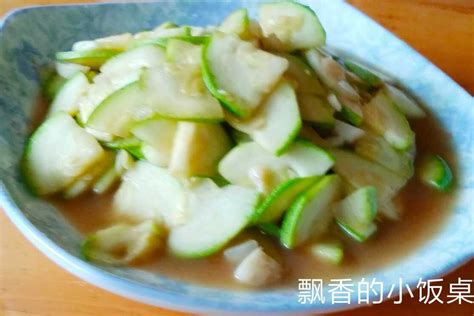 醋溜西葫芦，居然能吃出糖蒜味道