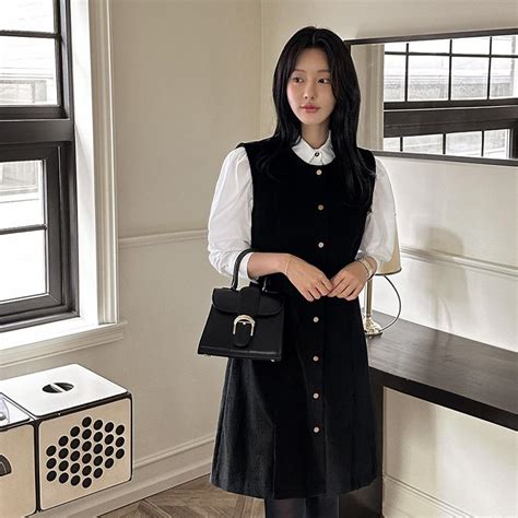 러브패리스 멜트 코듀로이 원피스 위시버킷