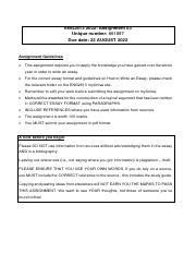 ENG2613 Assignment 03 2022 Pdf ENG2613 2022 Assignment 03 Unique