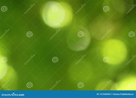 Green Abstract Background Bokeh Stock Image Image Of Summer
