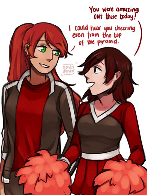 Milk And Cereal Sports Star Pyrrha And Head Cheerleader Ruby