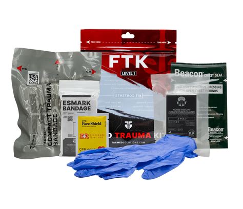 Tacmed Solutions Ftk Field Trauma Kit Level 1 Outlast Supply