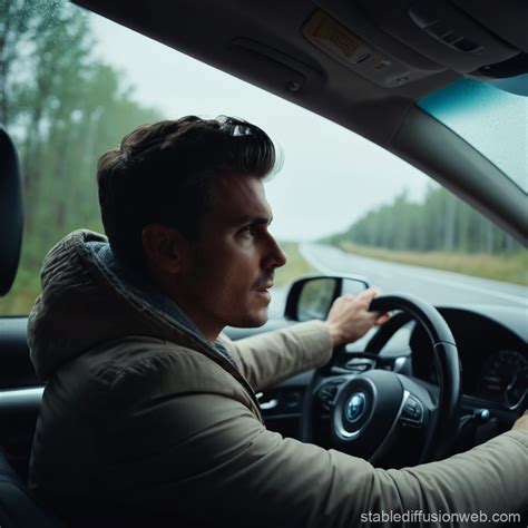 Driver Panics While Driving Stable Diffusion Online