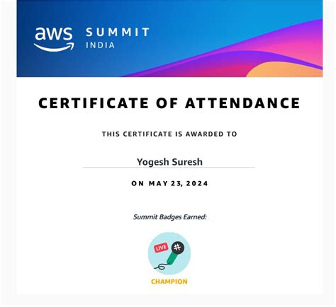 Yogesh Suresh On Linkedin Happy To Share That I Was Part Of The Aws