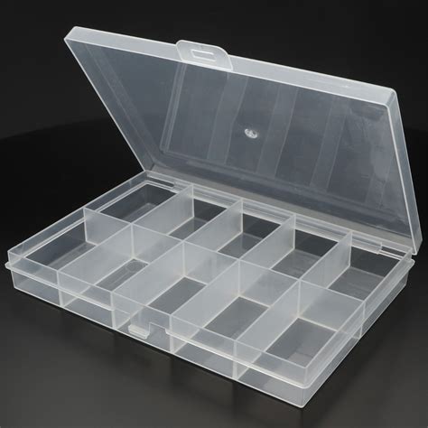 Plastic Box 10 Compartments Small