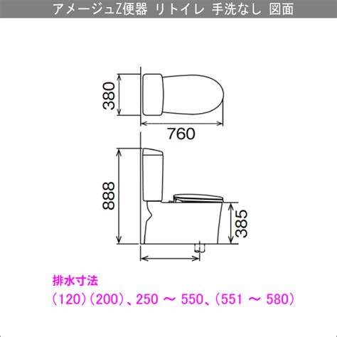 【楽天市場】lixil Inax リクシル アメージュz便器 リトイレ フチレス 手洗なし 普通便座セット Bc Za10hdt