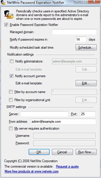 Free Netwrix Password Expiration Notifier 4sysops