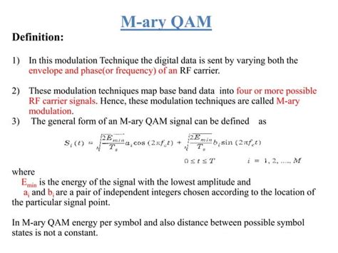 M Ary Psk And M Ary Qam Ppt Pptx