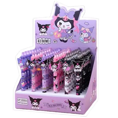 Wholesale 48pcsset Sanrio Kuromi Back To School Cute Pen Stationery