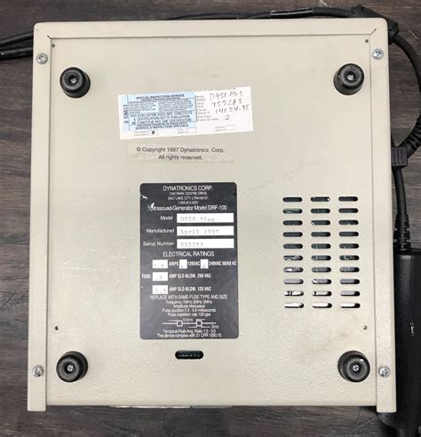 Used Dynatron Dynatronics 950 Plus Ultrasound System Chiropractic Physical Therapy Ultrasound