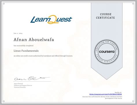 completed linux fundamentals course afnan abouelwafa posted on the