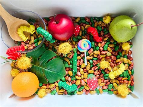 The Very Hungry Caterpillar Sensory Bin Etsy