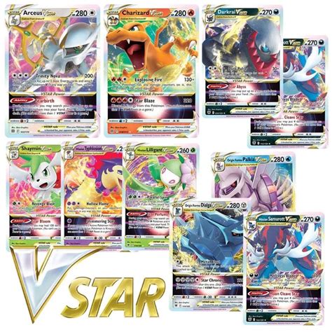 Cartas Pokemon Coleção Vstar Vmax V Gx Mega Shopee Brasil