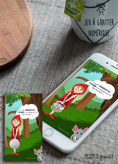 Annonce future mamie carte à gratter digitale annonce grossesse