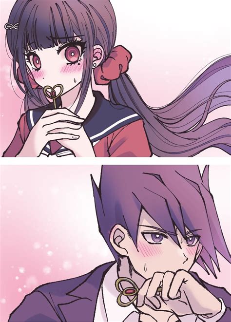 Harukawa Maki And Momota Kaito Danganronpa And 1 More Drawn By Satori