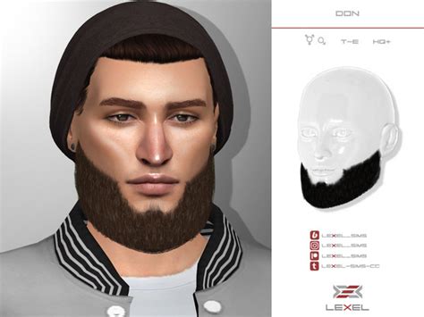 The Sims Resource PATREON Boosty Don Beard Style