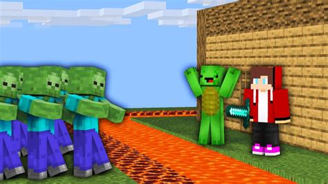Zombie Apocalypse Vs Jj And Mikey The Most Secure Minecraft House Youtube
