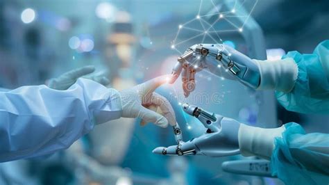 An AI Enabled Robotic Arm Working Alongside Surgeons Stock Photo Image Of Connection