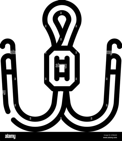 String For Glasses Line Icon Vector Illustration Stock Vector Image