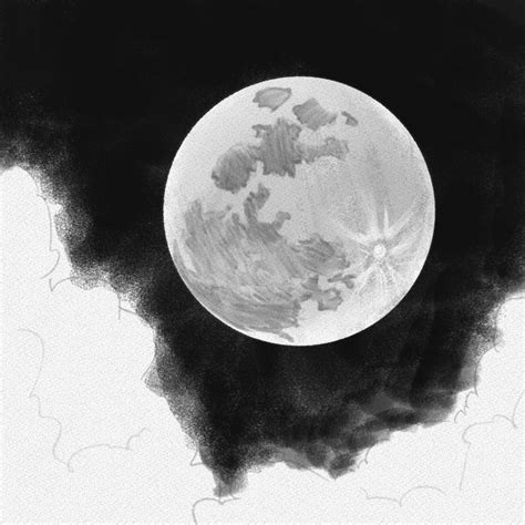 How To Draw The Moon Step By Step Tutorial Artlex