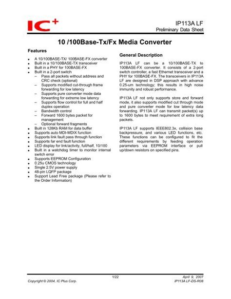 10 100Base Tx Fx Media Converter