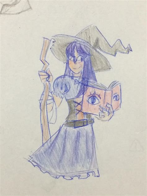 A Yuri Redesign Where She Is A Witch This Is Still A Rough Sketch