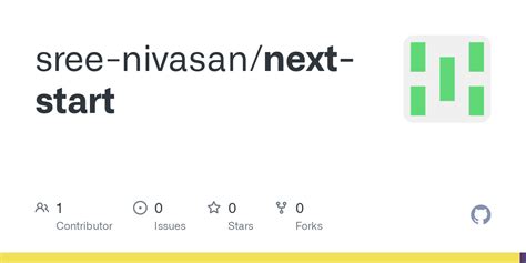 Github Sree Nivasan Next Start