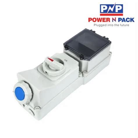 Interlock Switch Socket PI41S IP44 Horizontal Interlcok Switch Socket 16A 230V 6h 3Pin
