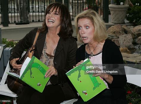 Actresses Linda Gray And Donna Mills Attend The Screen Actors Guild