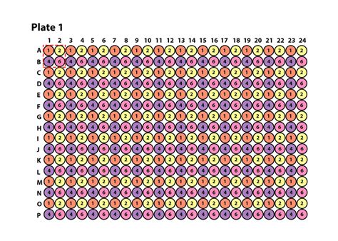 fig ure 1 a fig ure 1 a primer scheme for plate 1 the 8 wells inside