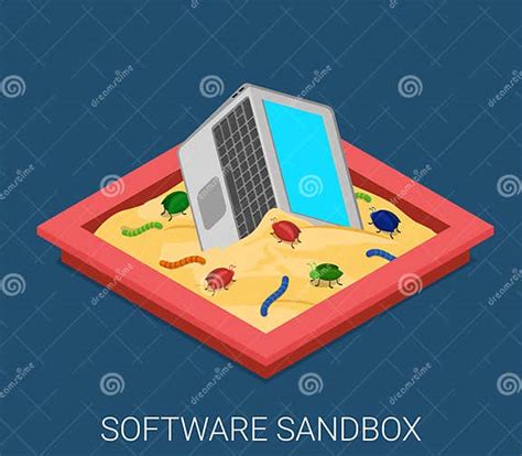 Desktop Software Debug Development Flat Vector Technology Stock Vector