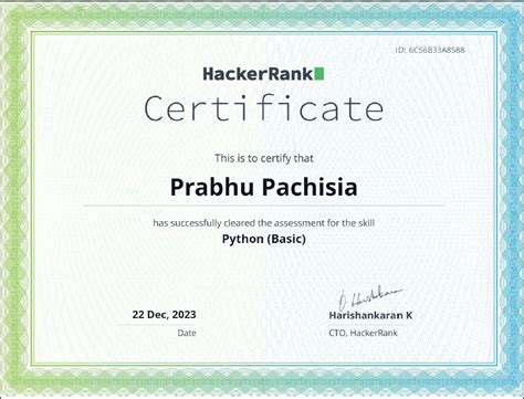 Prabhu Pachisia Posted On Linkedin