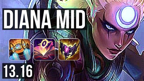 DIANA Vs NAAFIRI MID Legendary M Mastery Games KR Diamond YouTube